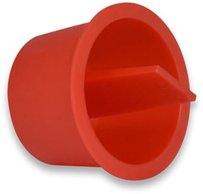 konische Kappen / Stopfen 17,8-20,0, LDPE, rot | emico