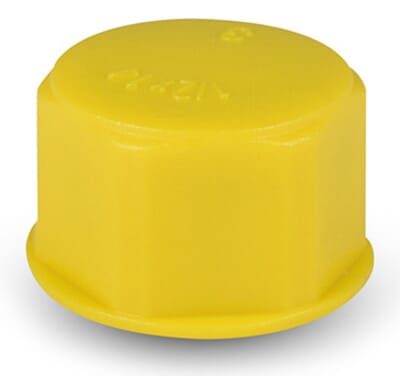 Sealing caps M20x1,5, HDPE, yellow | emico