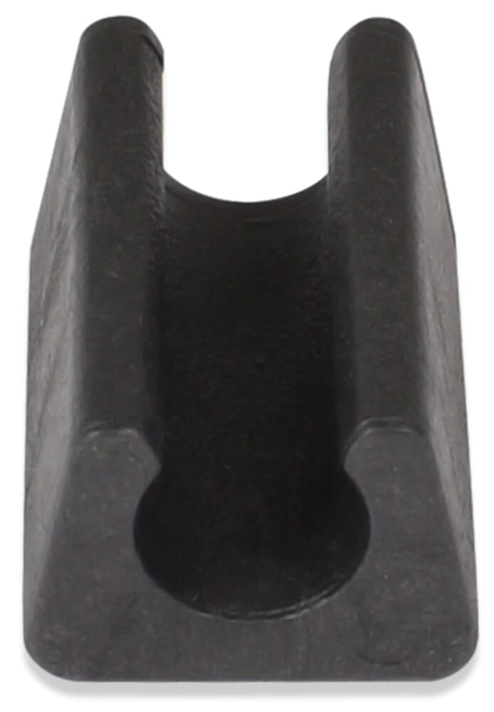 Klemmschalengleiter 8, PE, schwarz | emico