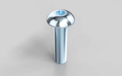 Halbrundschraube, ISO 7380, M5 x 20 mm | Syskomp